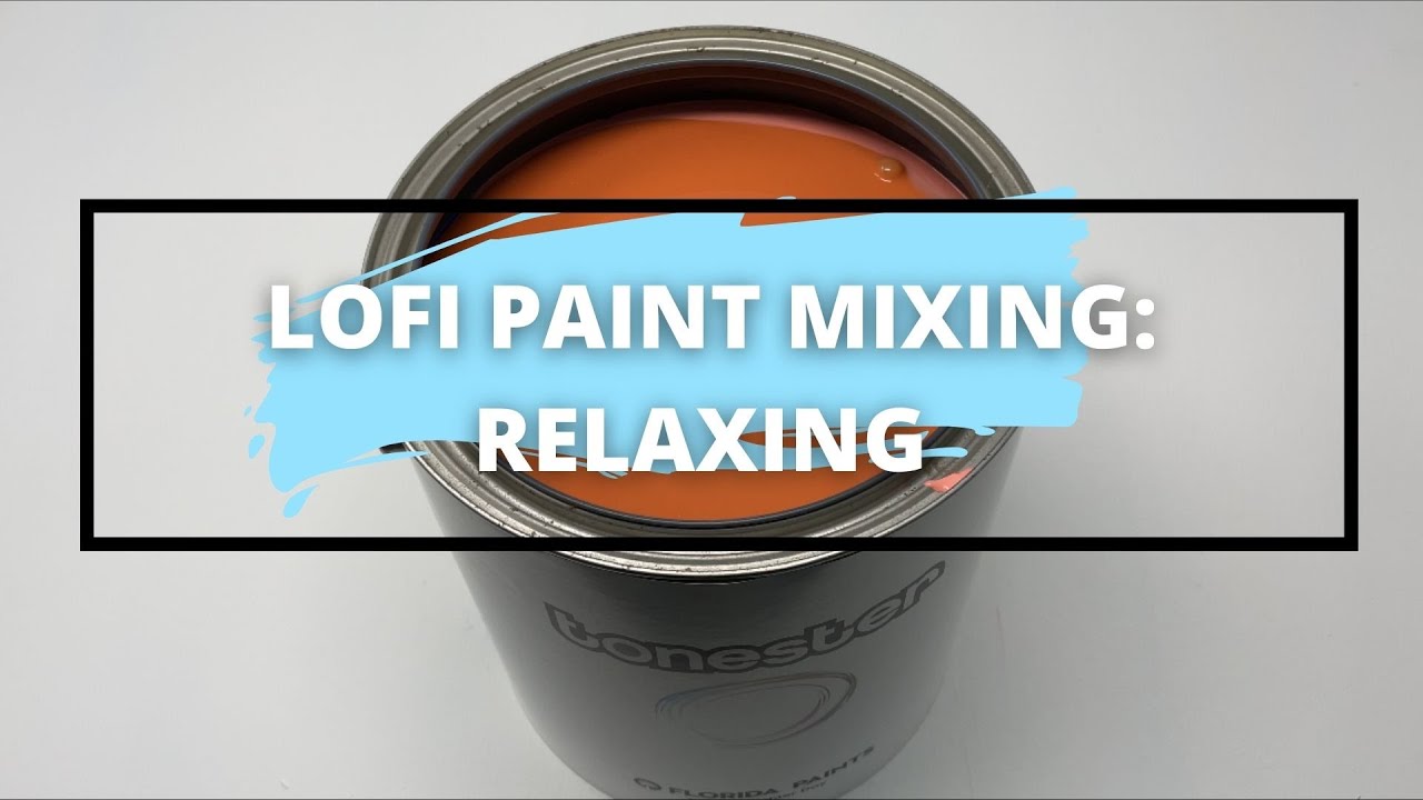 LOFI Paint Mixing: Ultra Relaxing & Soothing - YouTube