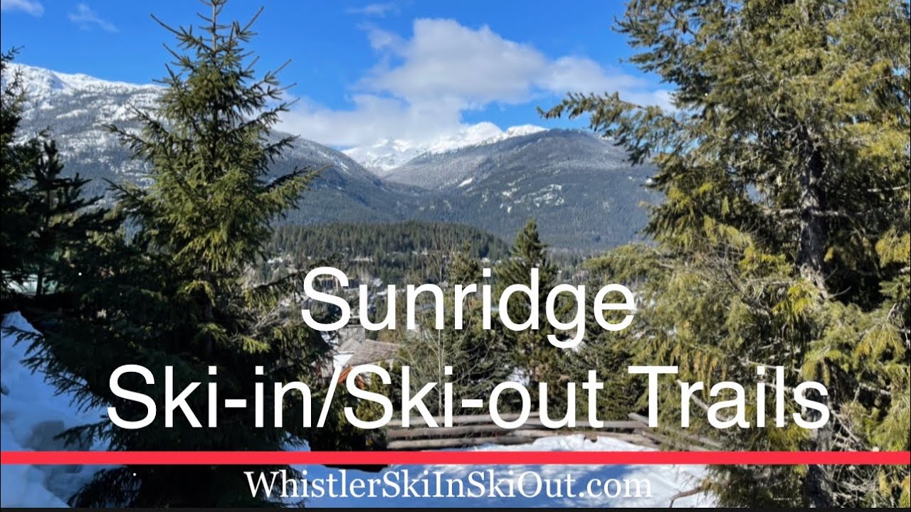 Sunridge Ski Access Trails by whistlerskiinskiout.com - YouTube