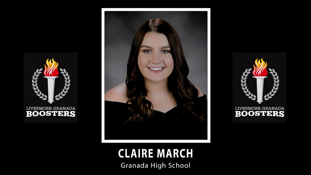 Claire March, Olympian Scholar Athlete Scholarship Finalist 2020 - YouTube