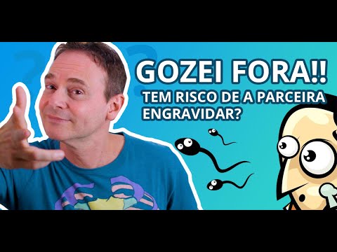 Gozei fora; tem risco de a parceira engravidar? - YouTube