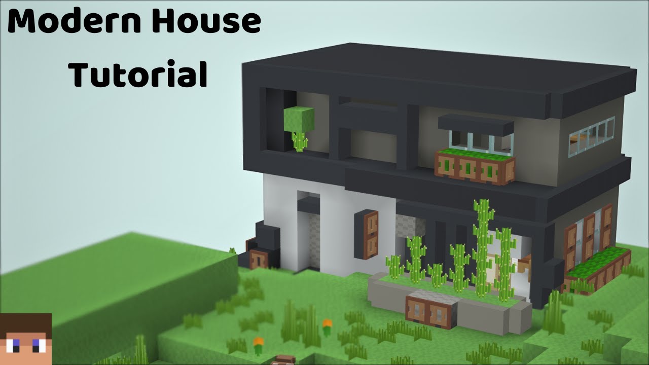 Bloxd io modern house tutorial (ep3) - YouTube