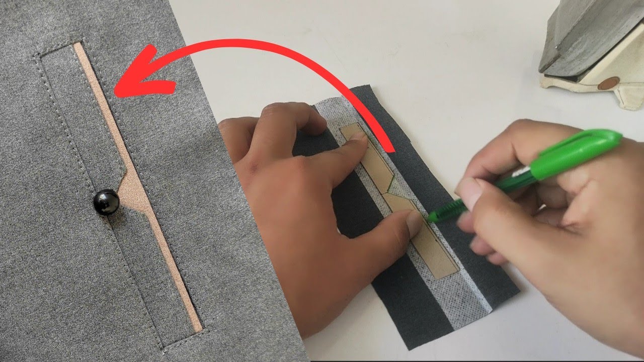 Pants pocket sewing tutorial | trick for sewing pants pockets | #sewing ...