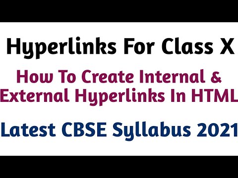 How to create hyperlinks in html | hyperlinks in html | hyperlinks for ...