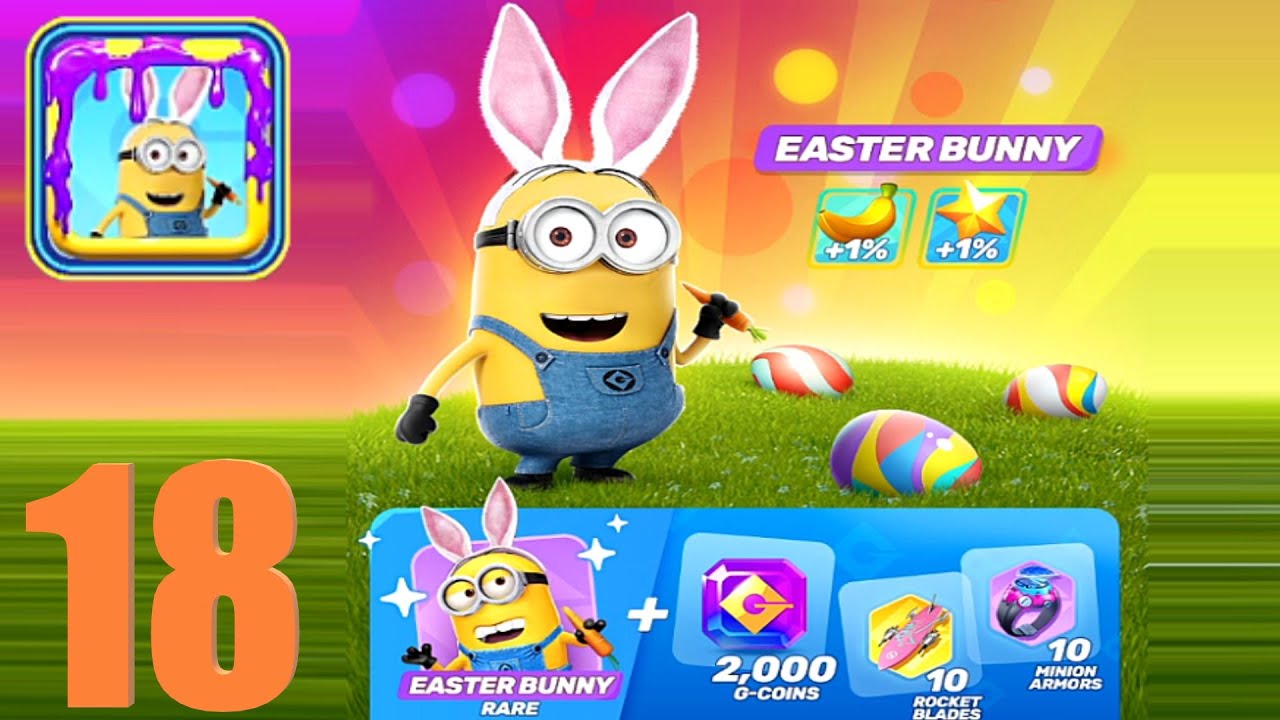 Despicable me Minion rush Unity - Gameplay Walkthrough Part 18 - EASTER ...