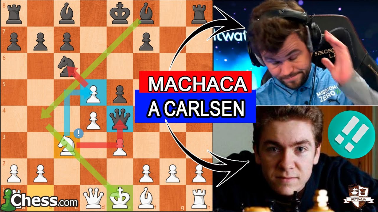 GENIO ESPAÑOL MACHACA A CARLSEN! David Anton Vs Magnus Carlsen - YouTube
