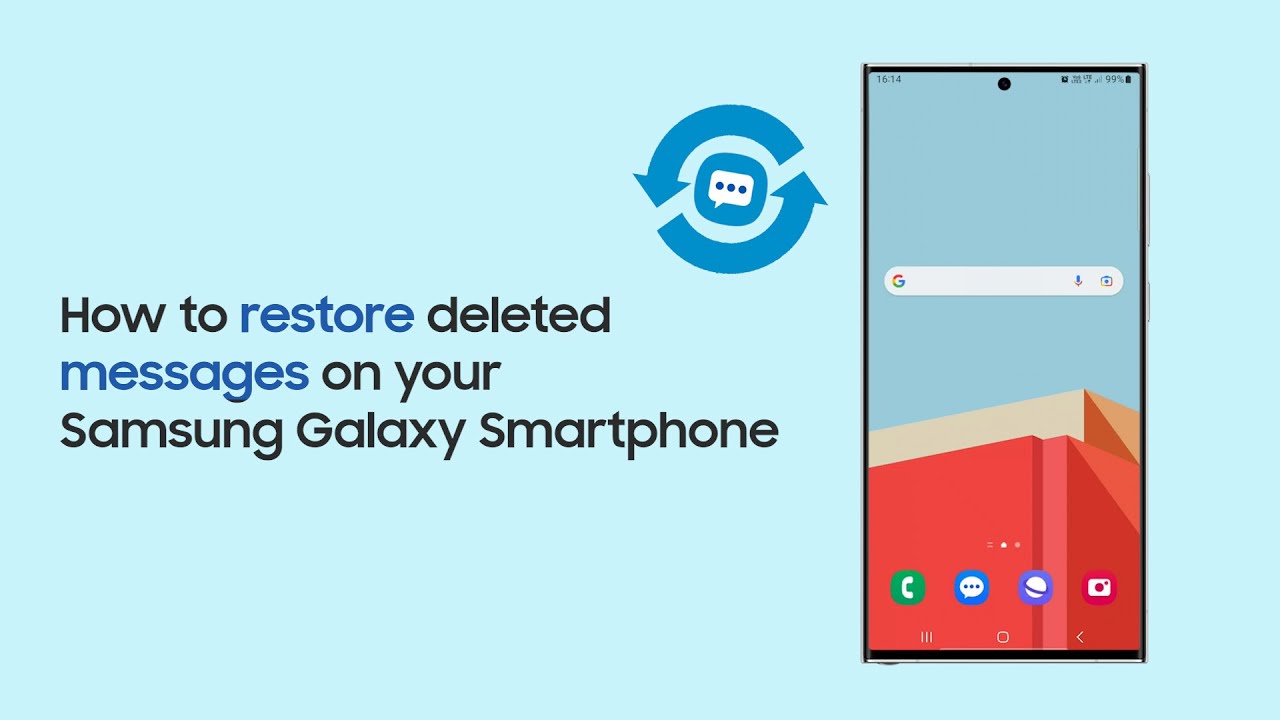 How to restore deleted messages on your Samsung Galaxy Smartphone ...