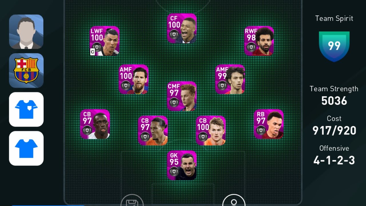 Best pes team 2020 mobile - bdaclever