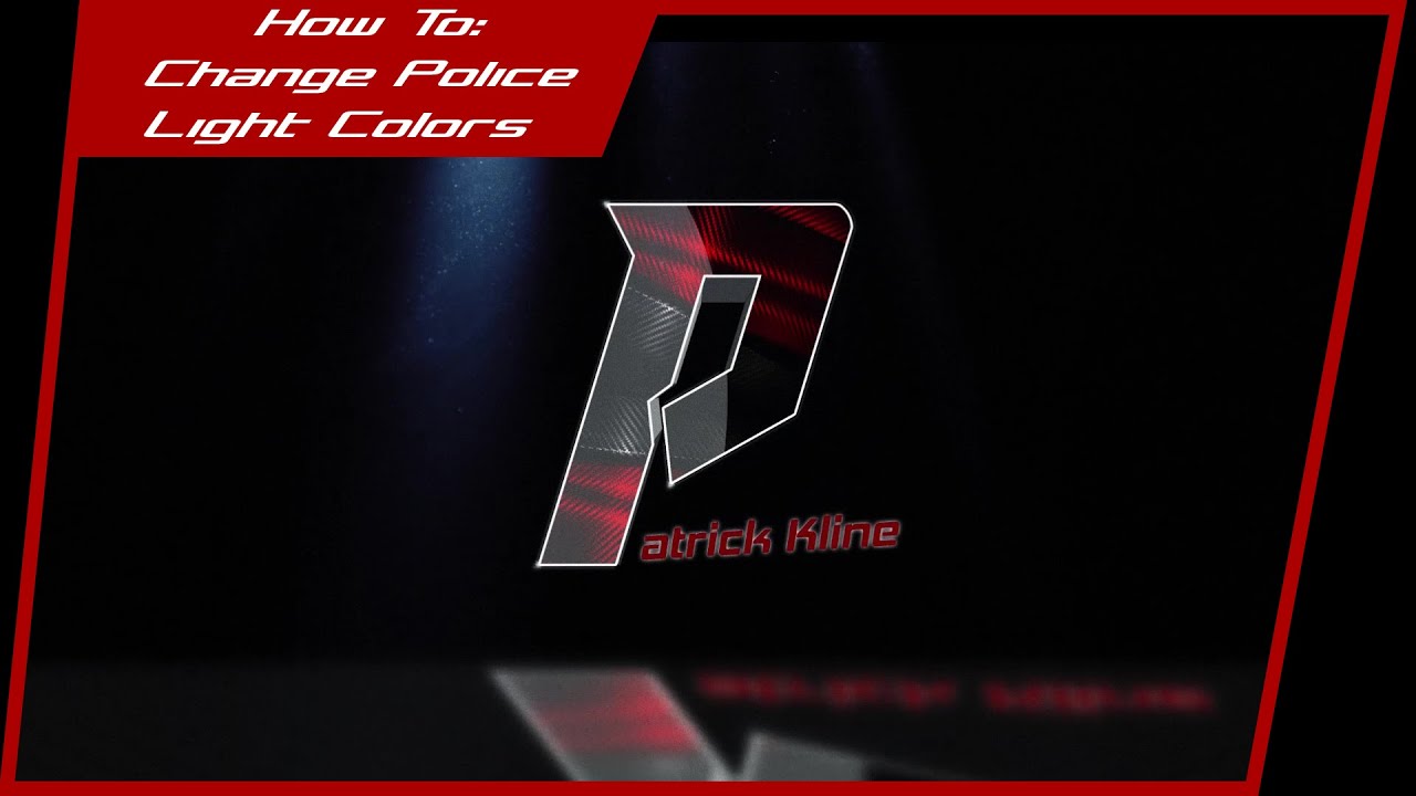 How To: Change The Color Of Police Car Lights LSPDFR - YouTube