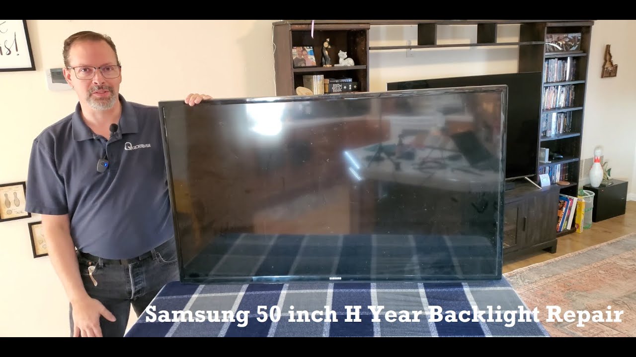 Samsung 50 inch H Year Backlight Repair...an oldie but a goodie - YouTube