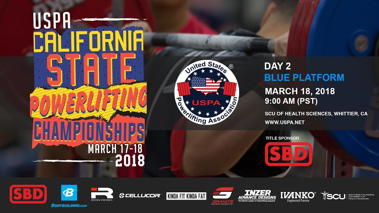 USPA California State Powerlifting Championships | Day 2 – Blue ...