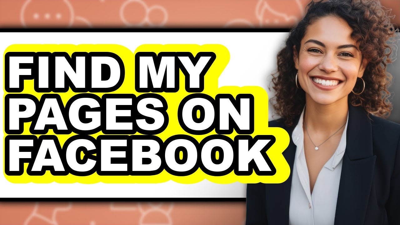 How to Find My Pages on Facebook (easy Method) - YouTube