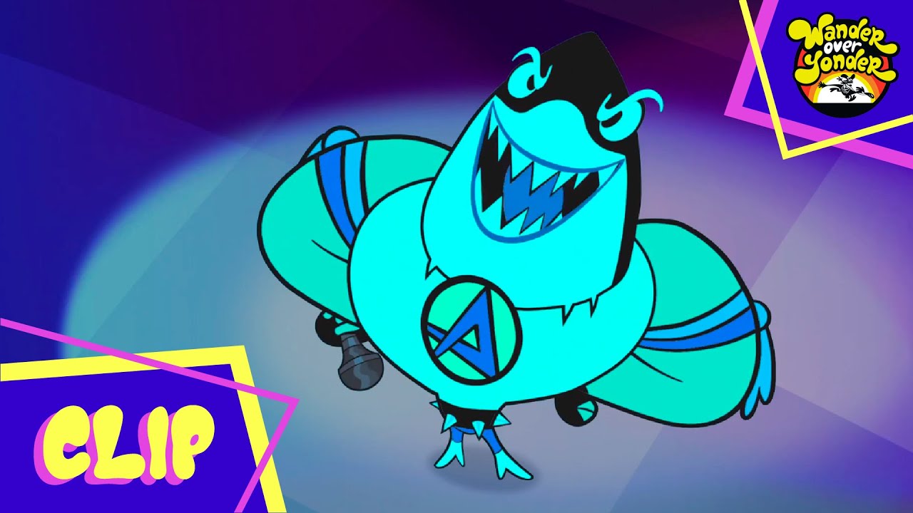 Sylvia meets Awesome onstage (The Party Animal) | Wander Over Yonder ...