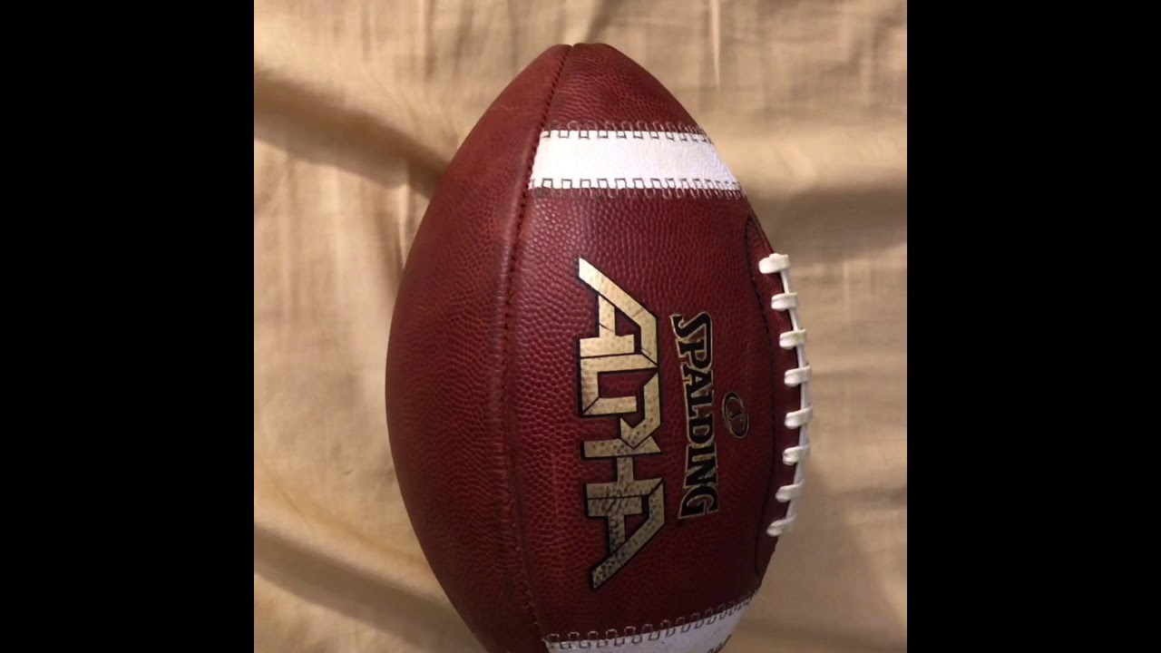 Spalding Alpha Leather Football Review - YouTube