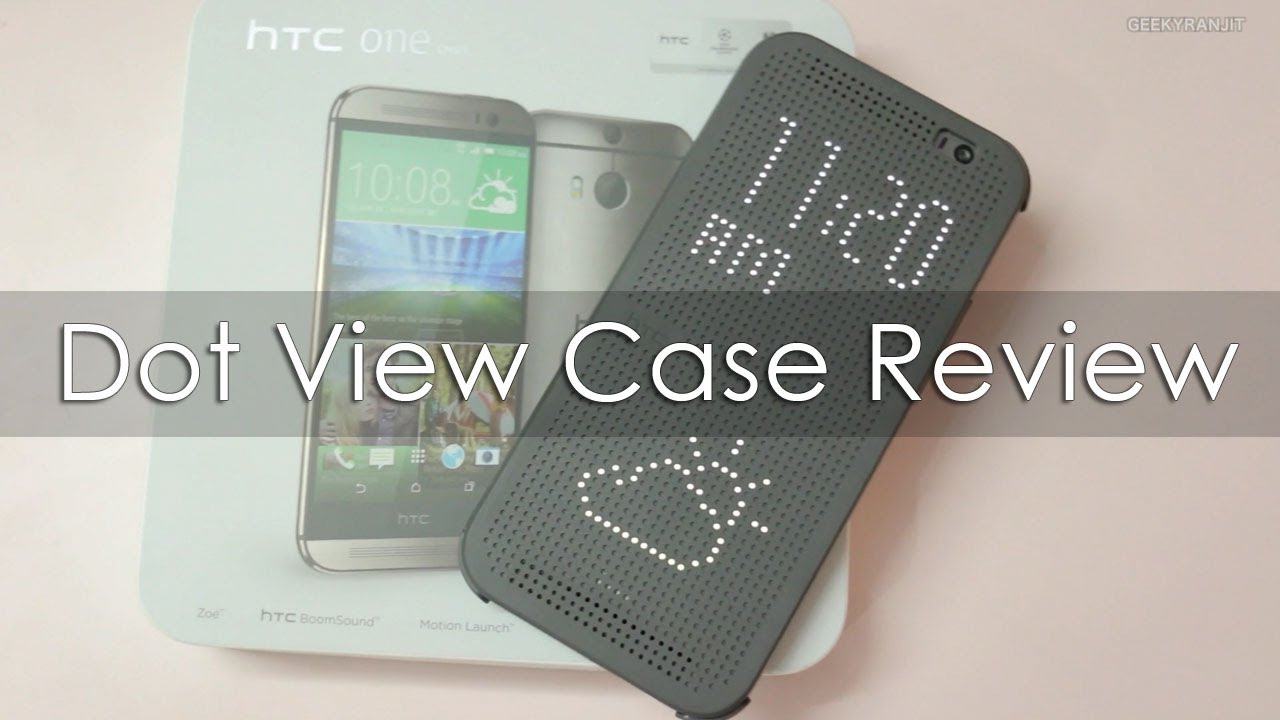 HTC One M8 Dot View Case Review - YouTube