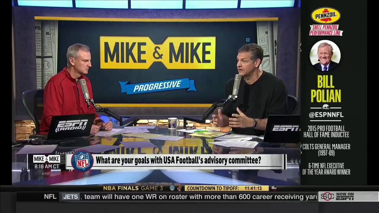 Rookie Tackle Program | ESPN's Mike and Mike Show - YouTube