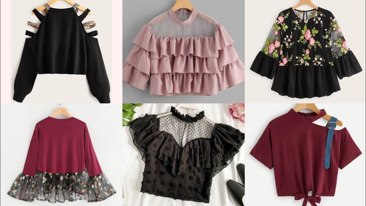 latest top collection for girls//stylish top collection//trending top ...