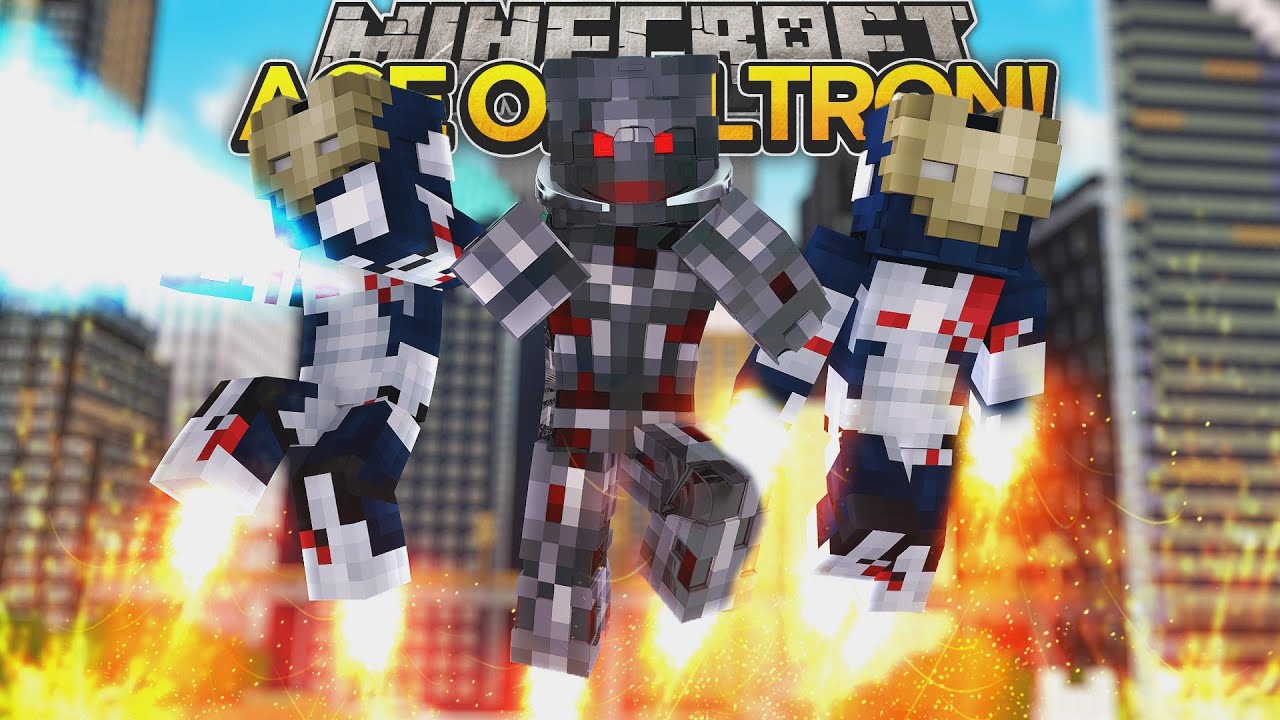 Minecraft Adventure - ULTRON TAKES OVER THE IRON LEGION!!! - YouTube