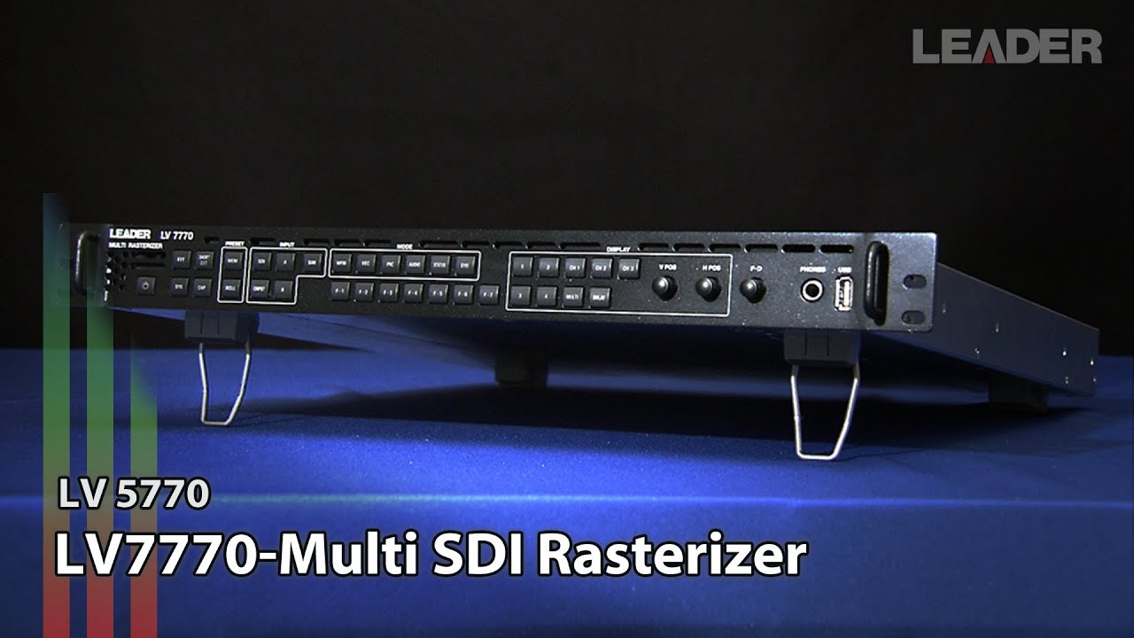 LV5770: #27 - LV7770-Muliti SDI Rasterizer - YouTube