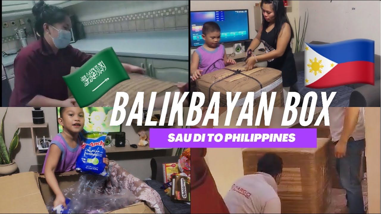BALIKBAYAN BOX FROM SAUDI ARABIA TO PHILIPPINES | Pinay in Saudi | OFW ...