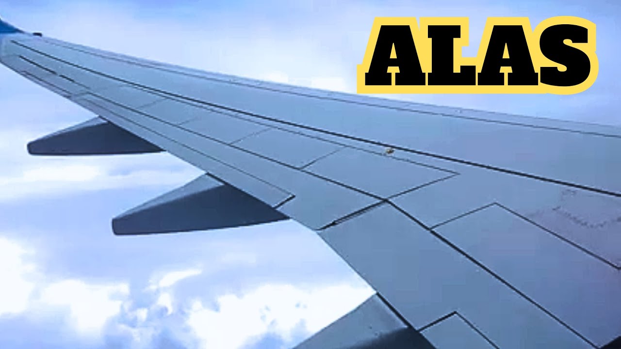 Descubre los MECANISMOS de FUNCIONAMIENTO de las ALAS de un AVIÓN - YouTube