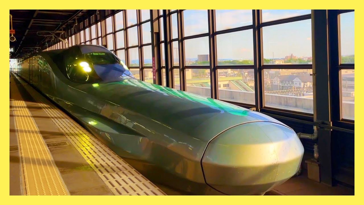 ALFA-Xに盛岡駅で遭遇！ experimental Shinkansen - YouTube