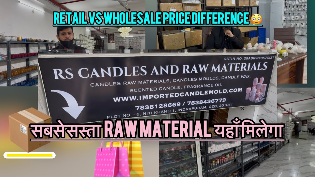 Wholesale + Retail Raw Material Store Tour Perfect for small business ...