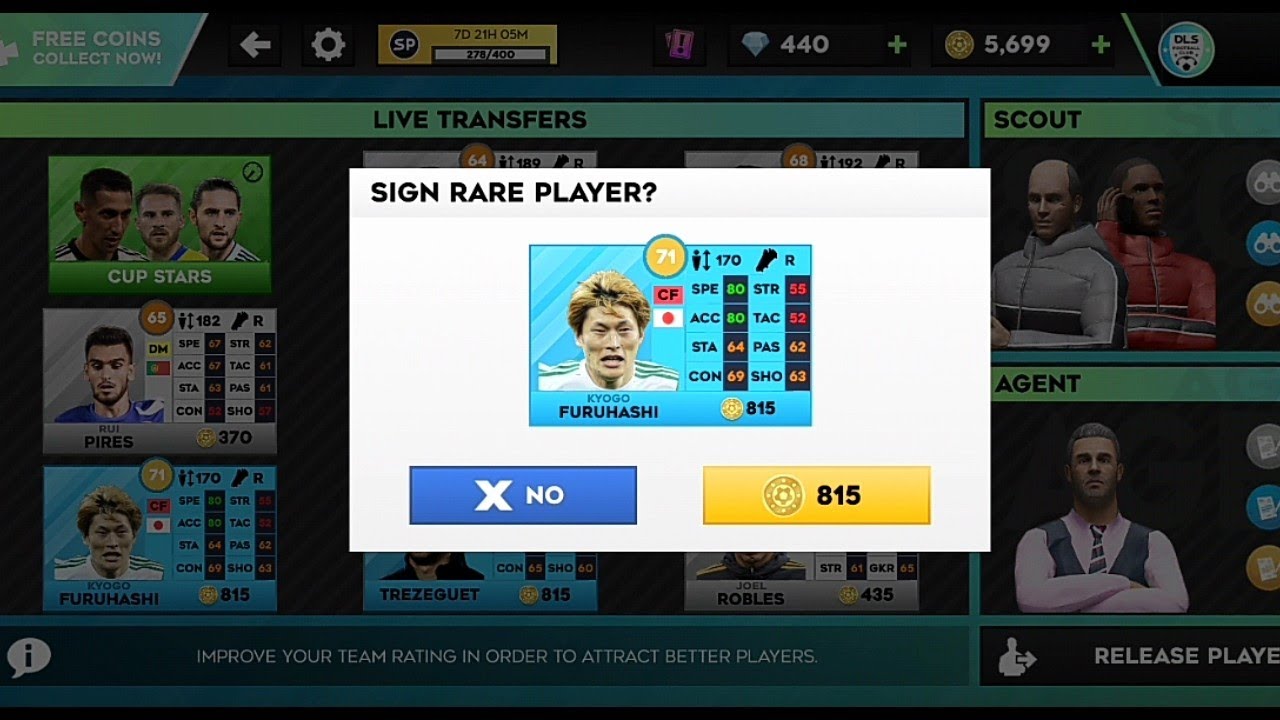TOP 40 RARE PLAYER S IN DREAM LEAGUE SOCCER 2023 #dls23 - YouTube