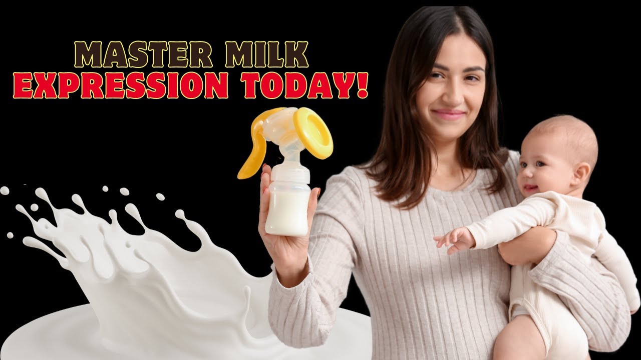 how to express milk for newborn | Hand expression - YouTube