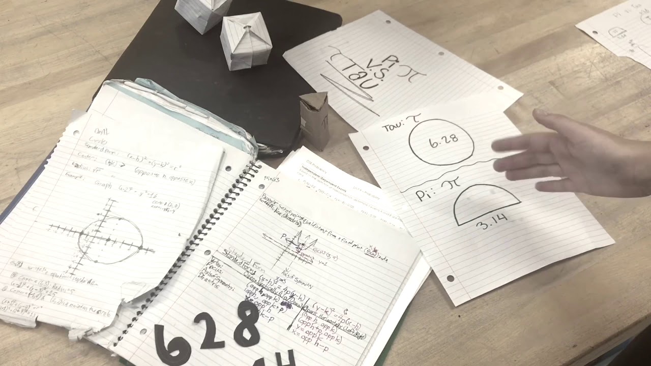 Pi vs Tau: A Mathematical Stop-Motion Short Film - YouTube