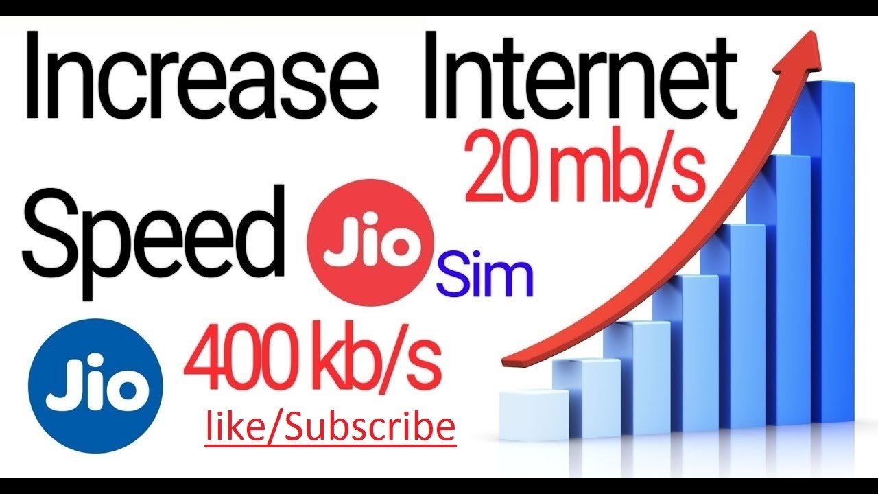 how to increase jio 4G net speed ||100% working||jio speed increase ...