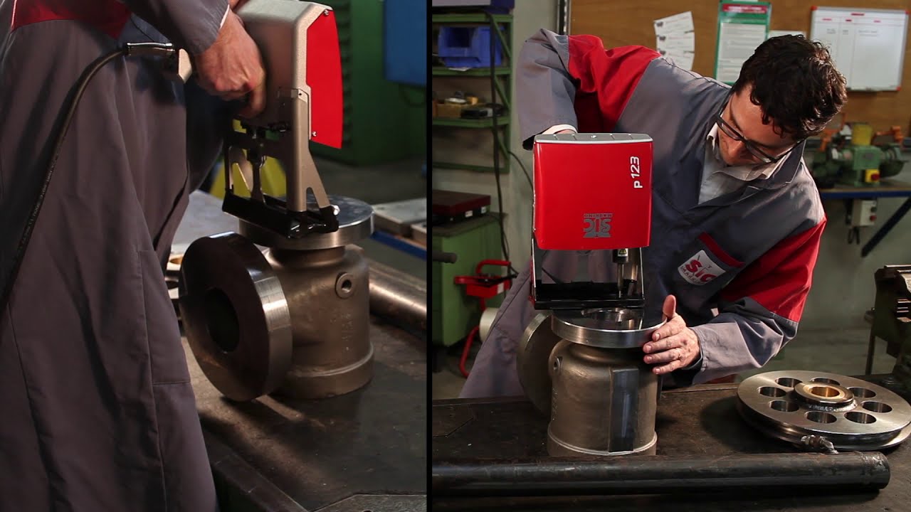 Draagbare dotmarkeerder SIC Marking e10 p63 p123 - YouTube