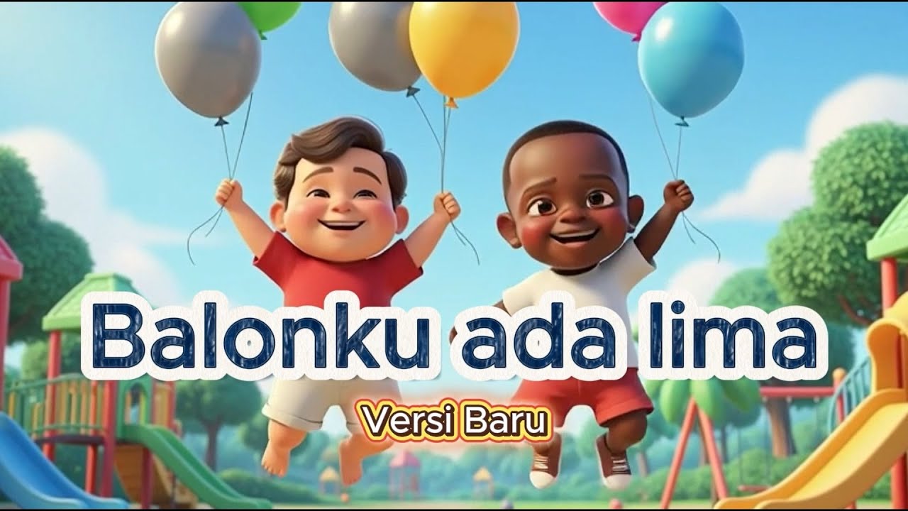 Balonku Ada Lima Versi Baru | Lagu Anak Belajar - YouTube