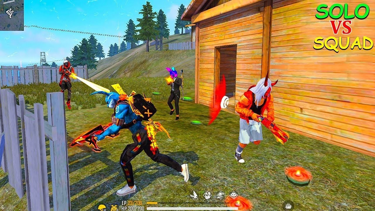 Solo vs Squad 😳 || Free Fire Gameplay - YouTube