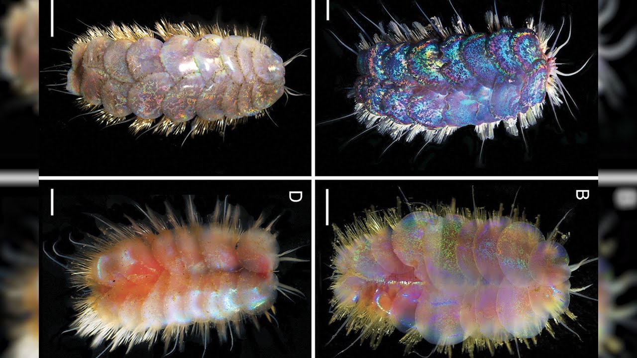 New 'Elvis Worms' with Glitzy, Iridescent Scales Discovered in Pacific ...