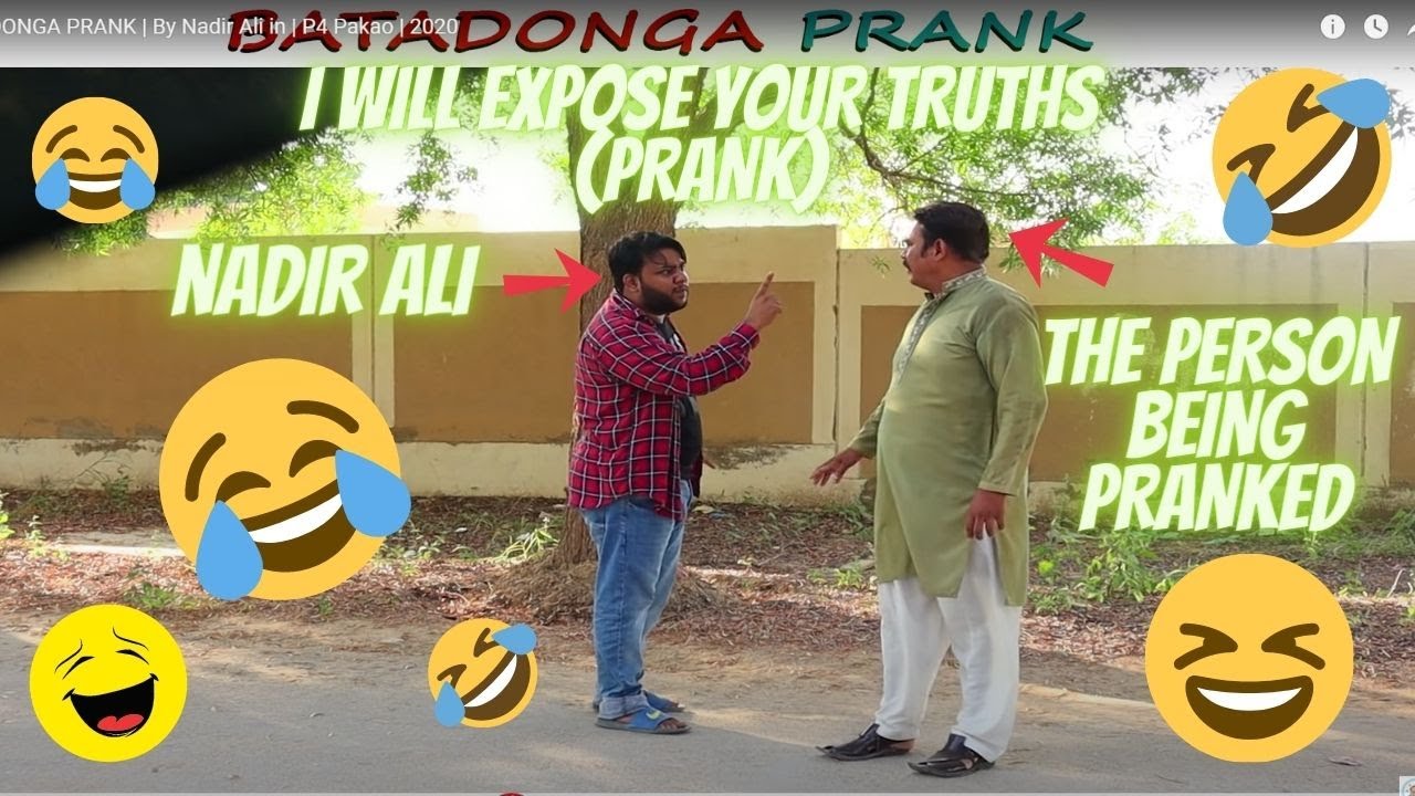 BATADONGA PRANK By Nadir Ali in P4 Pakao 2020 - YouTube