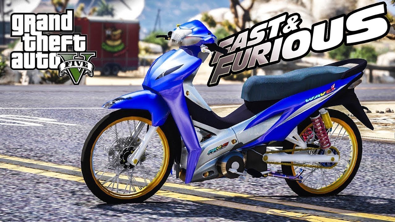 ឡូយខប់ណាស់ម៉ូតូ Wave 110i | GTA V Wave 110i Mod | KING GAME-OFFICIAL ...
