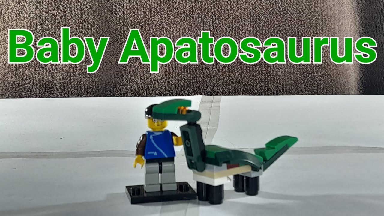 Baby Apatosaurus MOC [Lego creator mighty dinosaur] [baby #26] - YouTube