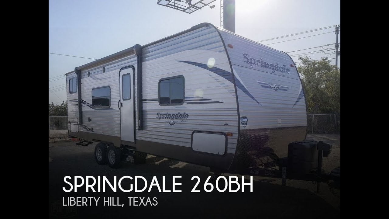 [SOLD] Used 2020 Springdale 260BH in Liberty Hill, Texas - YouTube