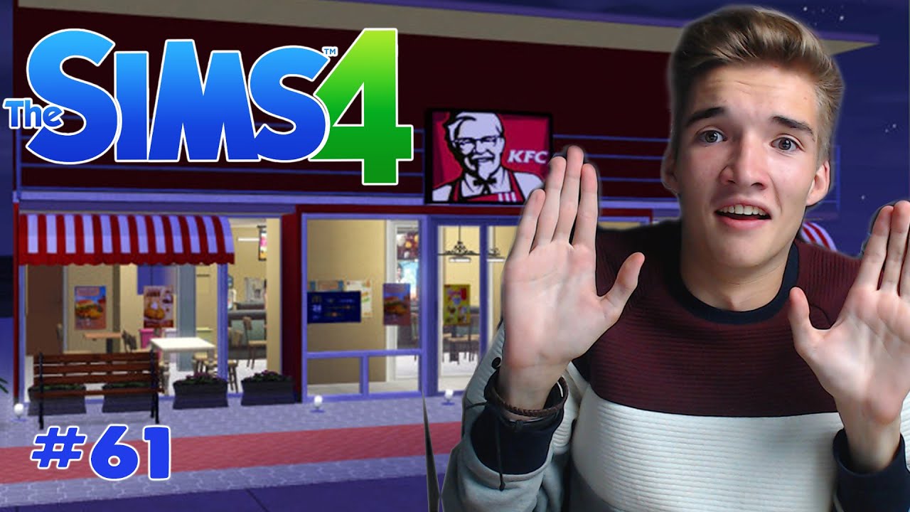 DATE IN DE KFC & NAAR EEN BUITENAARDSE WERELD - The Sims 4 #61 - YouTube