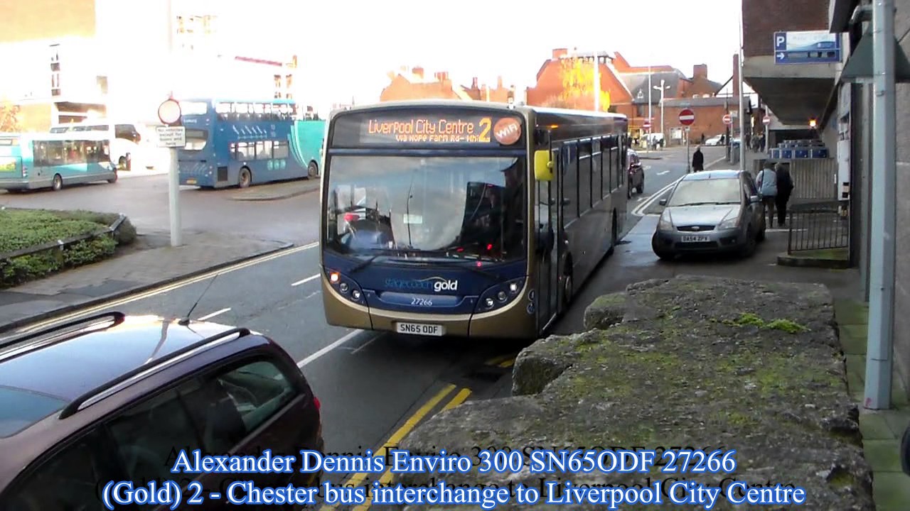 Half an hour at Chester bus interchange - YouTube