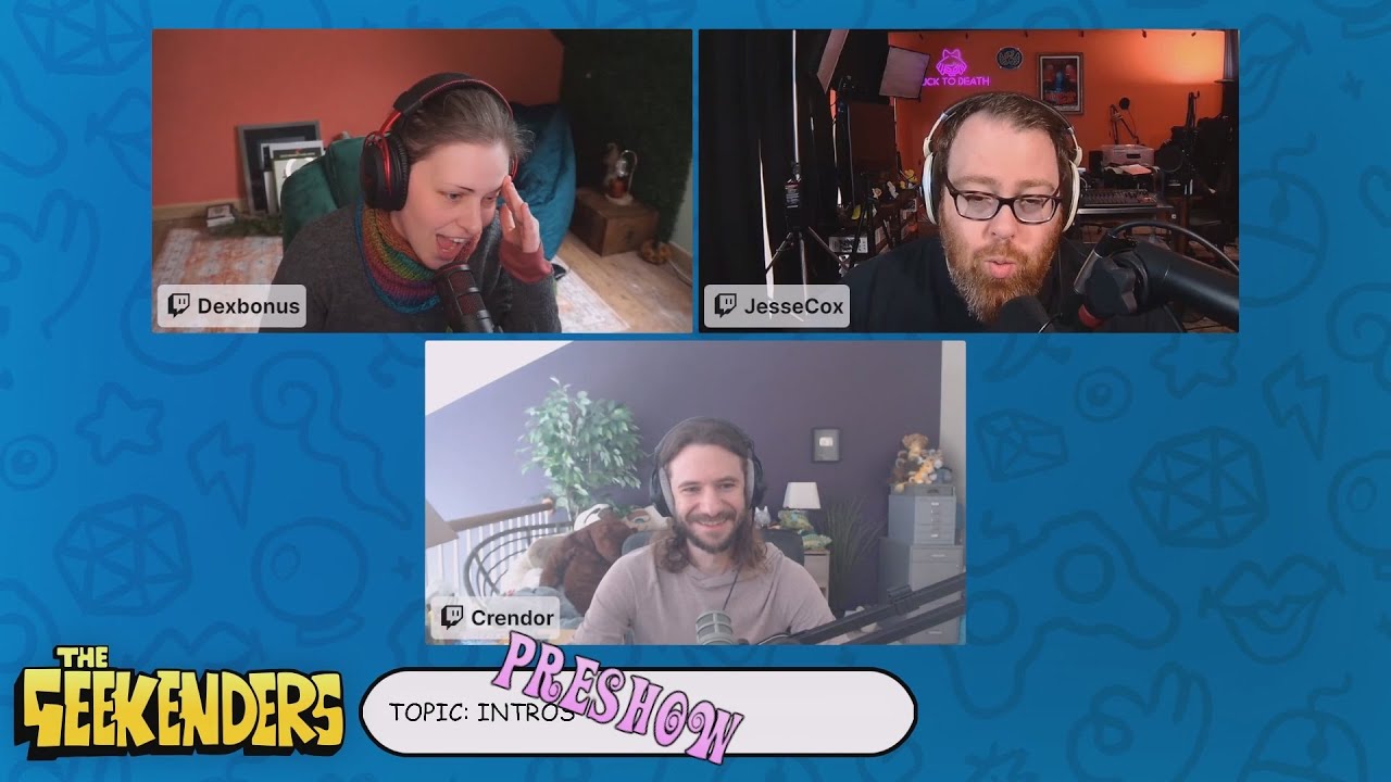 The Geekenders Preshow - Ep 20 with Crendor - YouTube