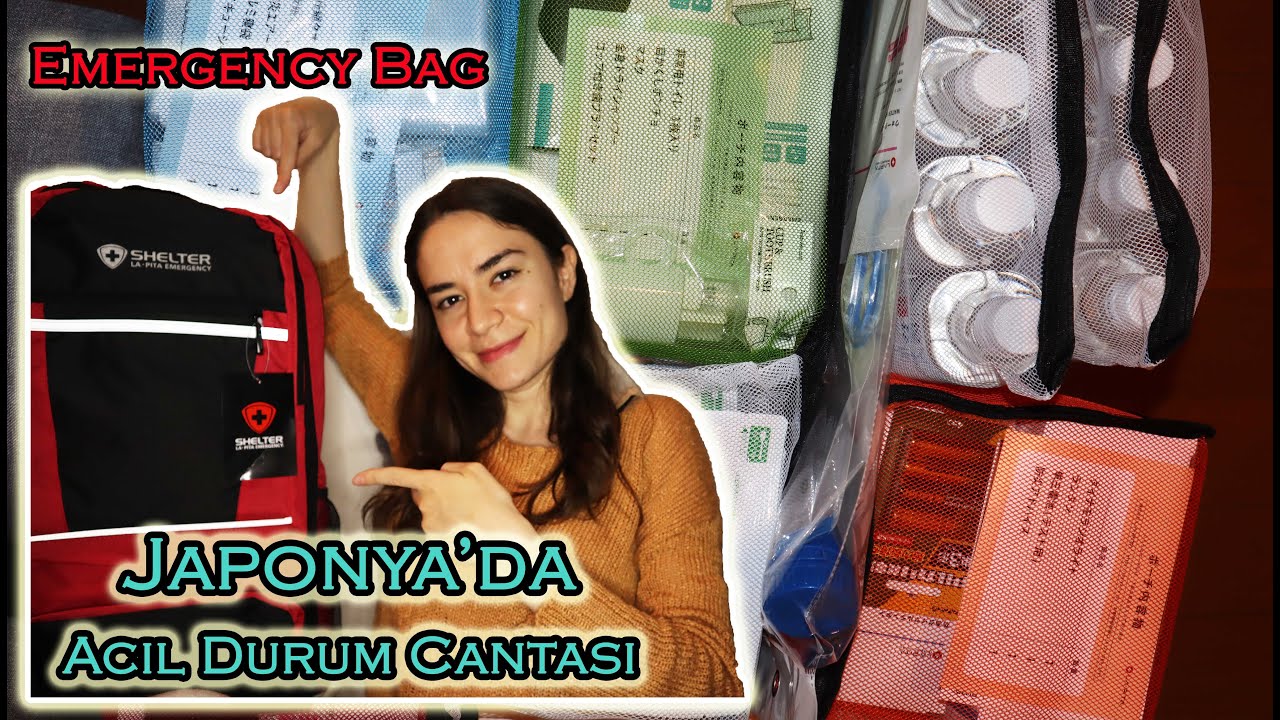 Emergency Bag in Japan | Precautions for Earthquake | Aysegul in Japan ...