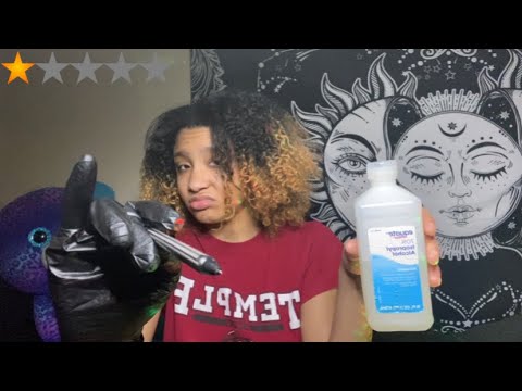 ASMR | Worst Reviewed Nose Piercing - YouTube