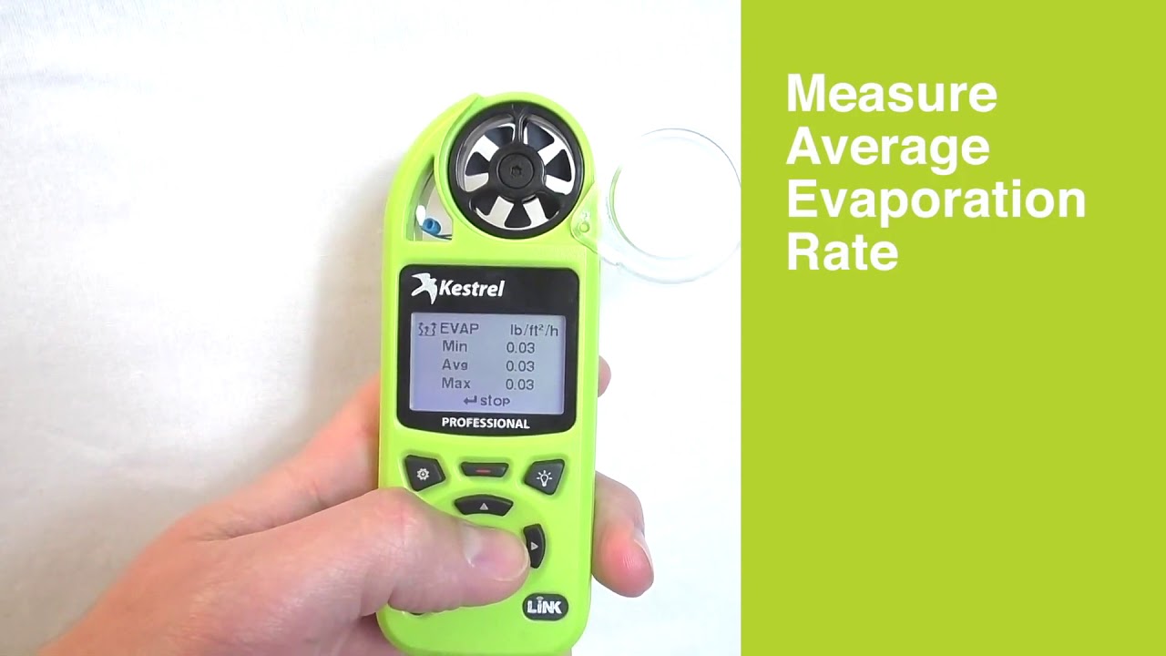 Kestrel 5200 for Concreting - YouTube