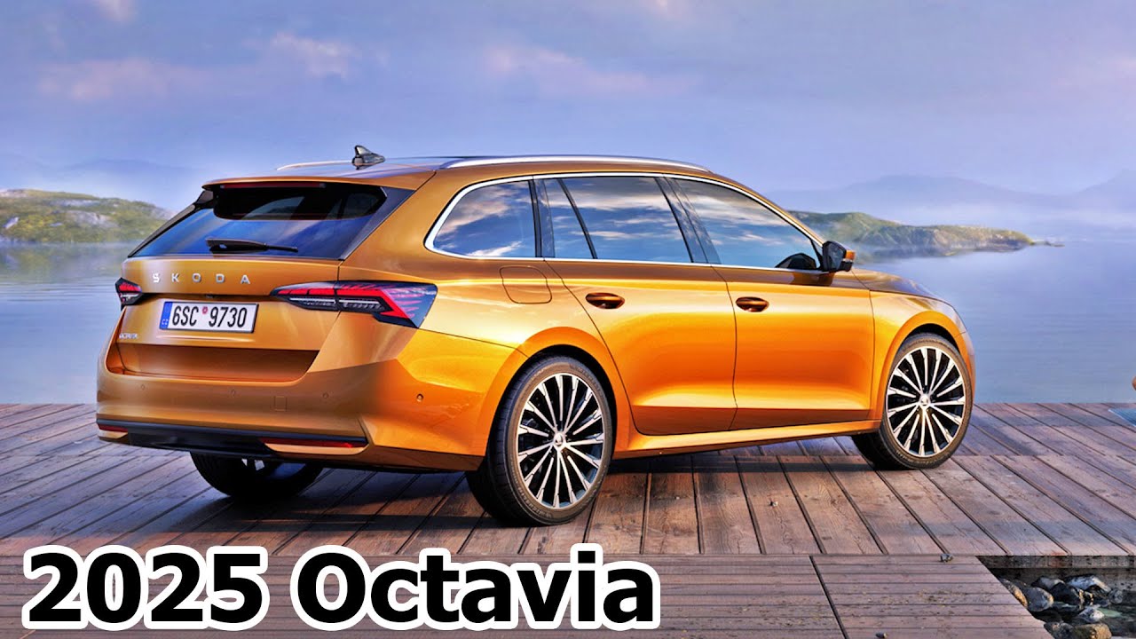 New Škoda Octavia Combi Interior & specs, phoenix orange - YouTube