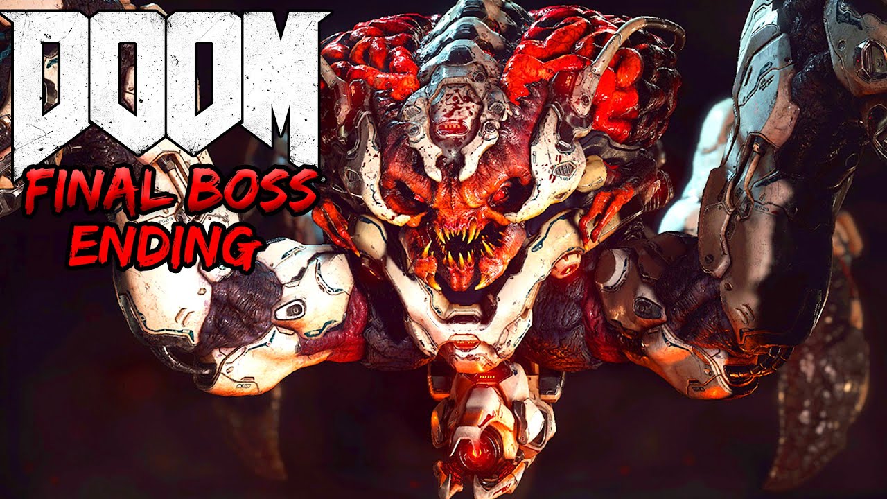 DOOM (2016) - Doom Slayer vs Spider Mastermind Final Boss & Ending ...