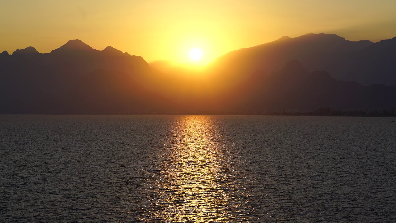 Sunset - Royalty free stock video 4K - YouTube