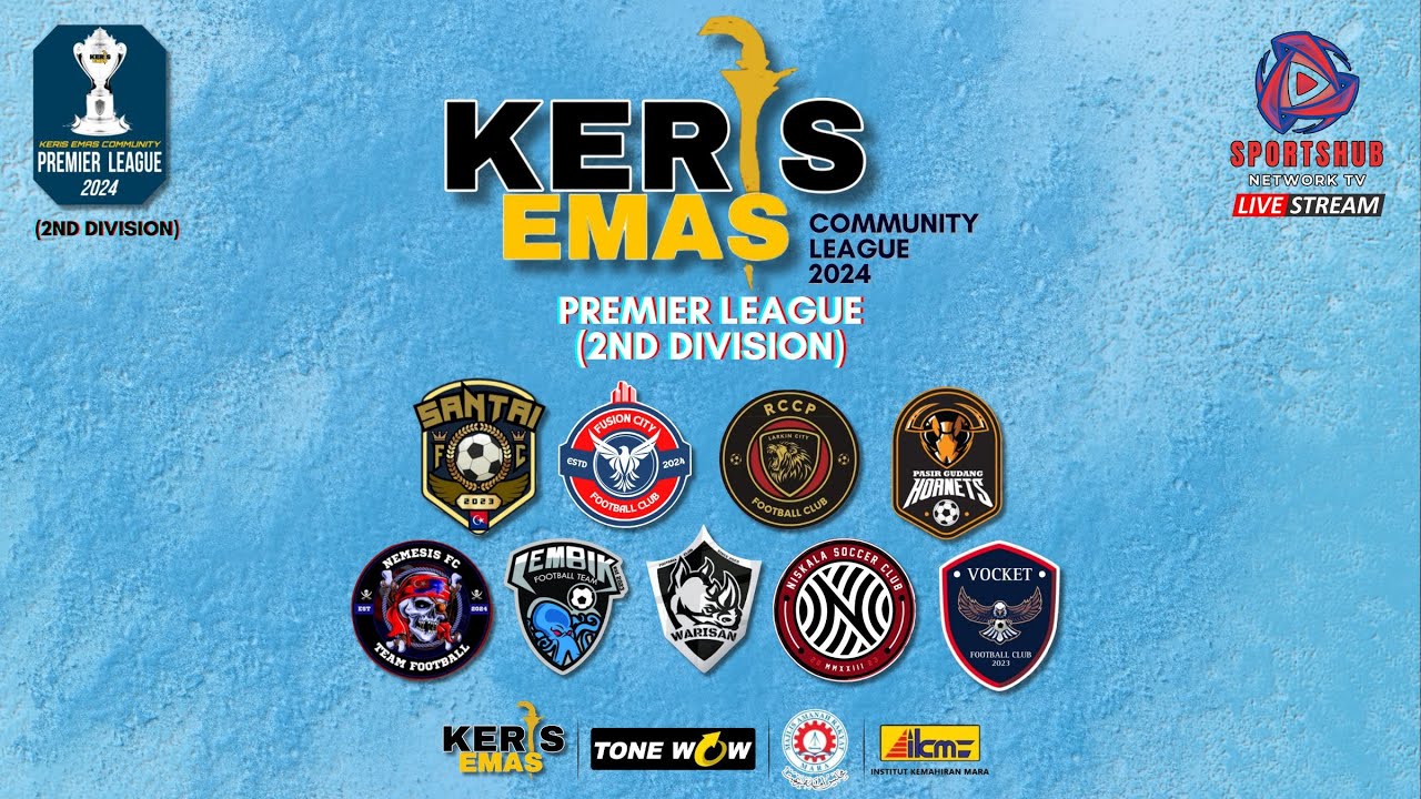 KERIS EMAS COMMUNITY LEAGUE | PREMIER LEAGUE - 2ND DIV | NISKALA FC VS ...