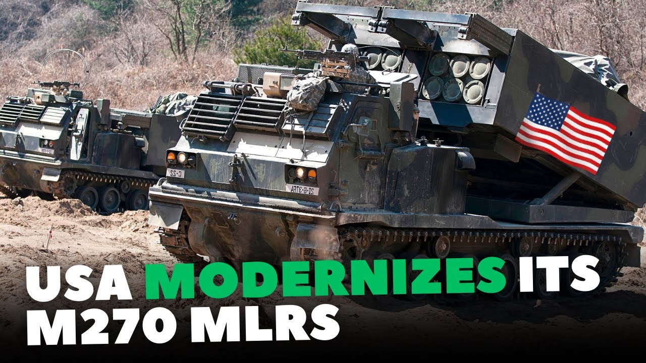 USA modernizes its M270 MLRS fleet - YouTube