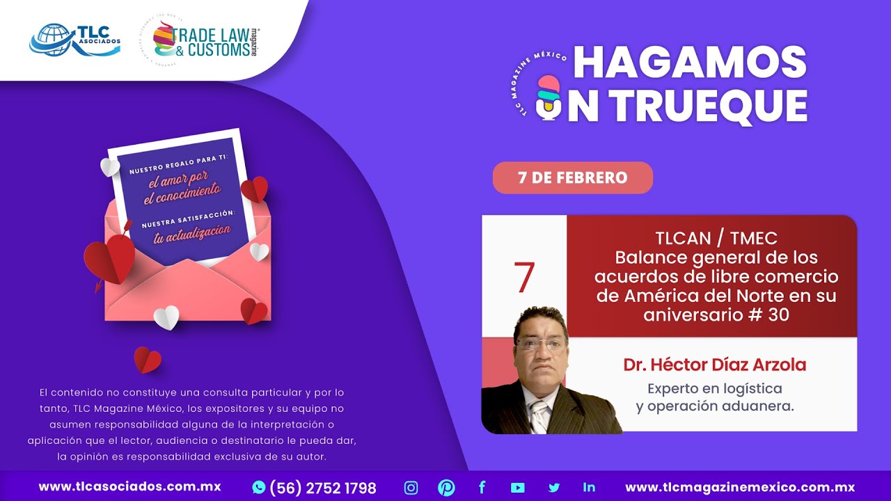 TLCAN / TMEC - Balance general de los acuerdos de libre comercio de ...